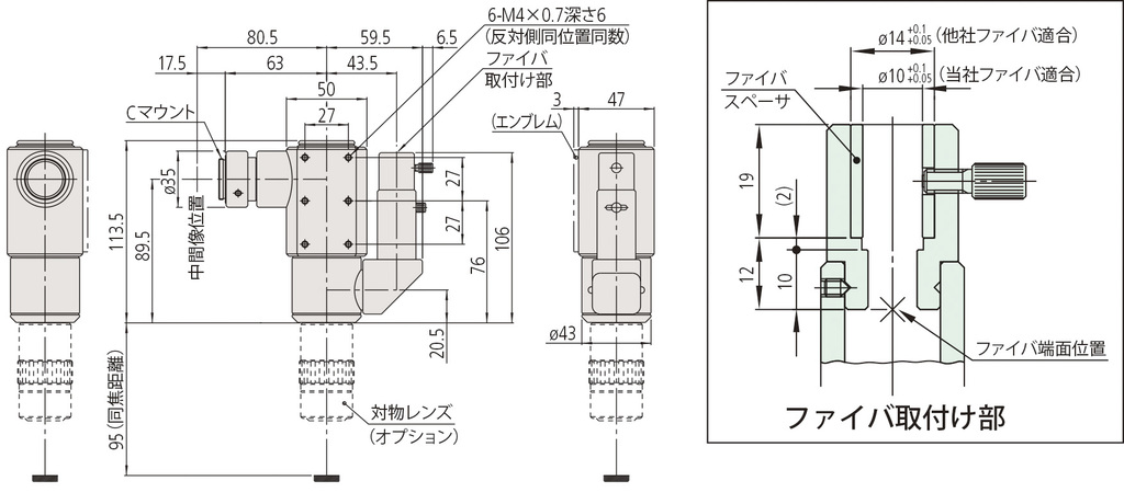 ビデオマイクロスコープユニット VMUシリーズ VMU-H | 商品 | ミツトヨ