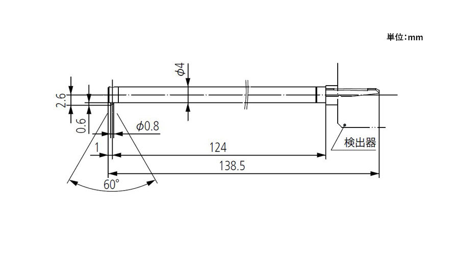 2倍スタイラス 深穴用 | 商品 | ミツトヨ